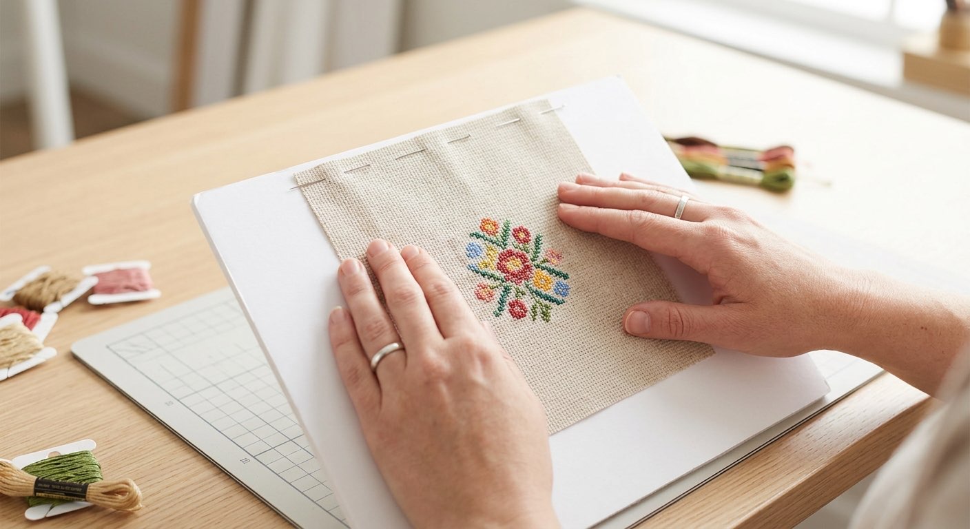 How to Frame Cross-Stitch: Lacing, Mounting, and Display Options ...
